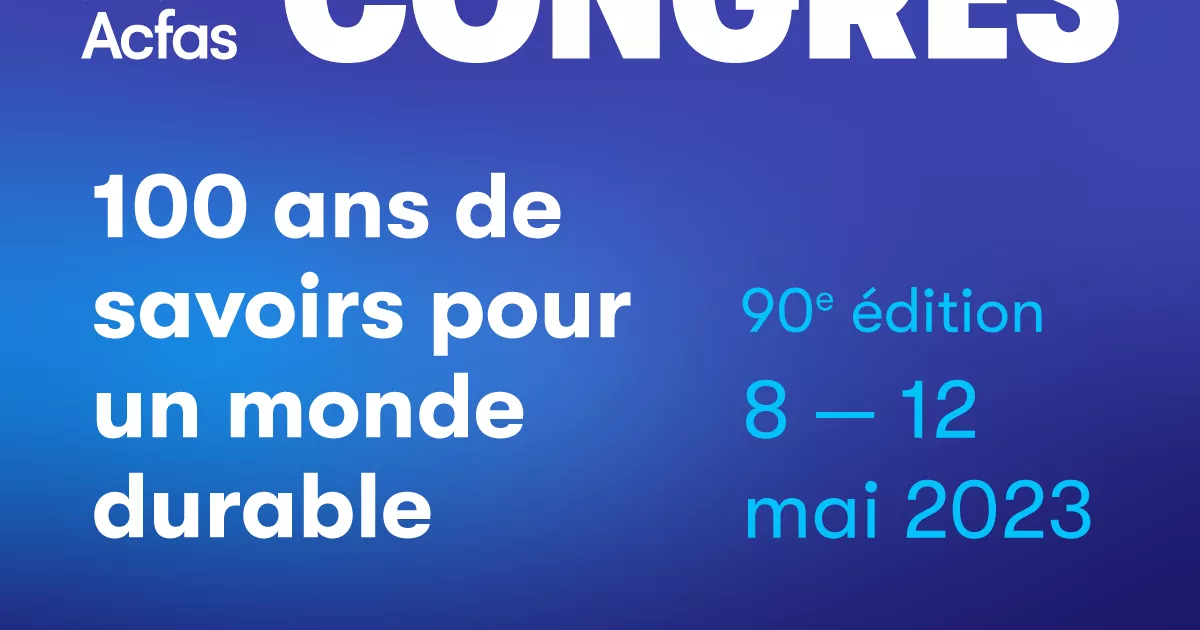 90e Congrès de l'Acfas | Acfas