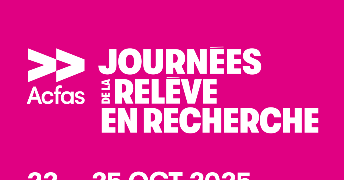 Les Journées de la relève en recherche de l’Acfas jettent l’ancre à l ...